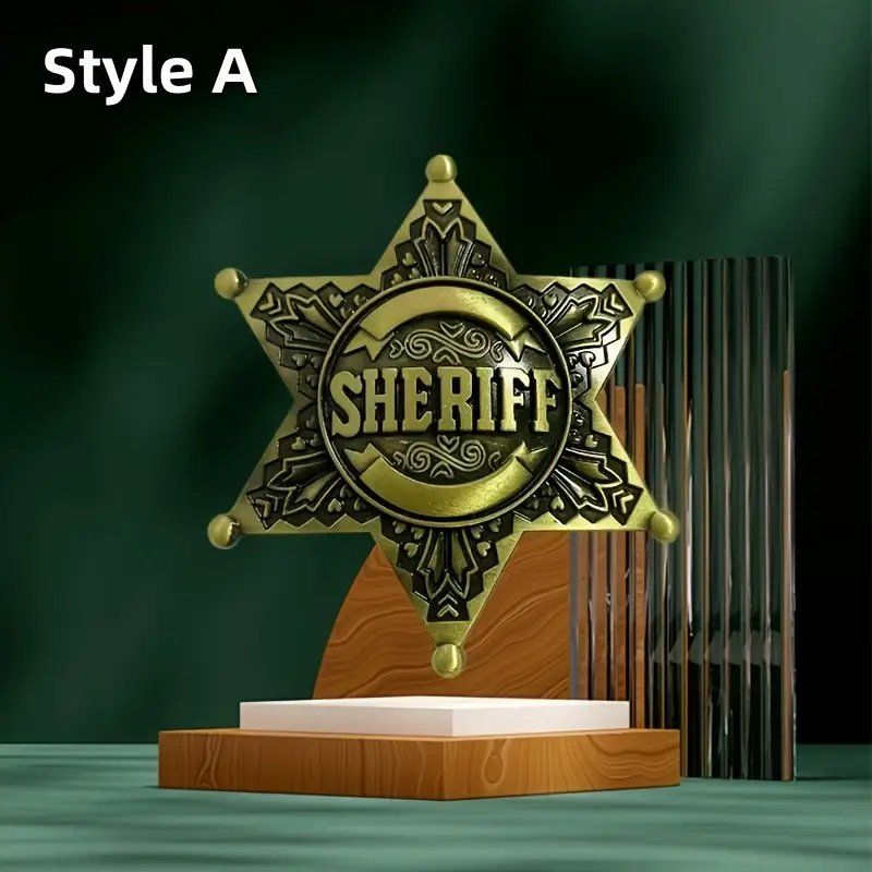 Sheriff Stern Fasnachtskostüm Cowboy Wild West Westen Star (Neu und ...