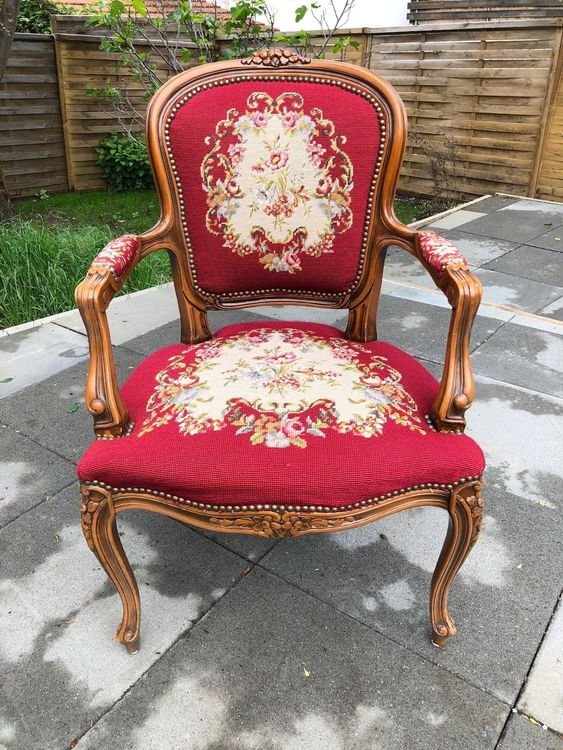 gobelin stuhl antik | Kaufen auf Ricardo