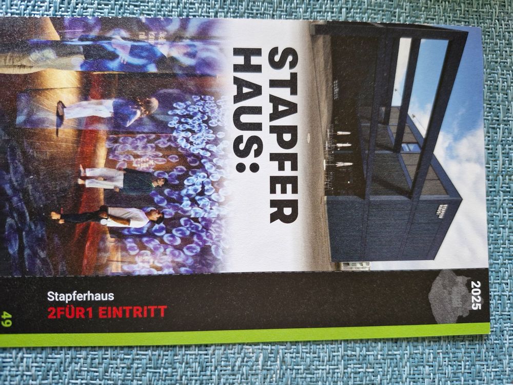 STAPFERHAUS Lenzburg 2 für 1 Eintritt (Gebraucht) in Teufenthal AG für CHF 1 – mit Lieferung auf ...