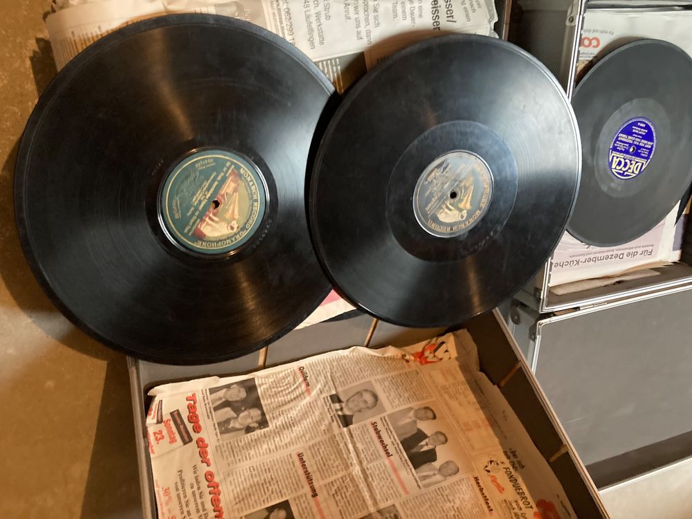 Schellack Platten ca. 30 Stück (Gebraucht) in Henggart für CHF 47 – mit ...