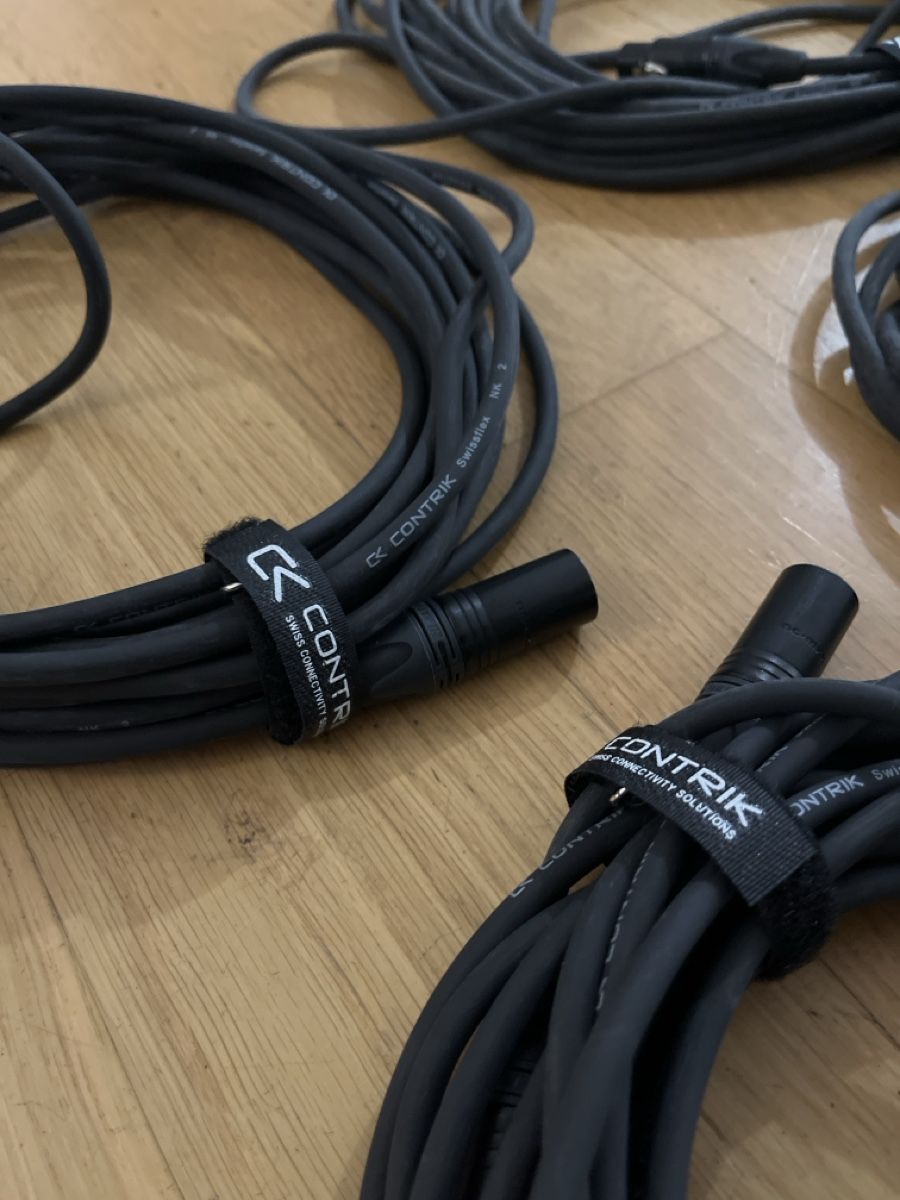 4 x 10m Contrik XLR Audio Cables (Gebraucht) in Adliswil für CHF 40 ...