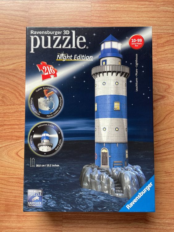 Ravensburger 3D puzzle Night Edition Phare | Kaufen auf Ricardo