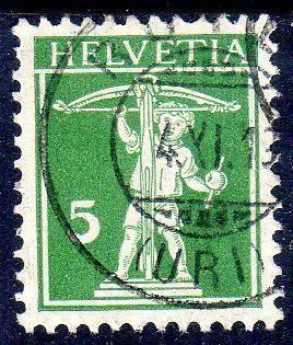 URI 1913 TELLKNABE MIT ARMBRUST 5 RP VOLLSTEMPEL - B552 | Kaufen auf Ricardo