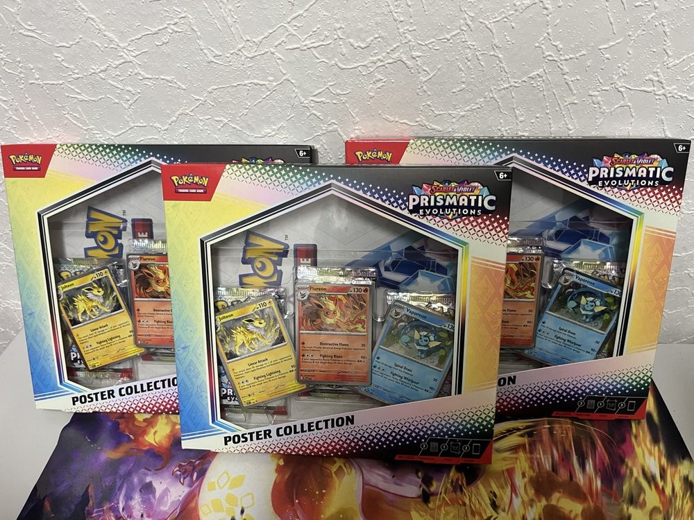 3x Pokemon Prisma Evolution Poster Collection Neu/OVP | Kaufen auf Ricardo