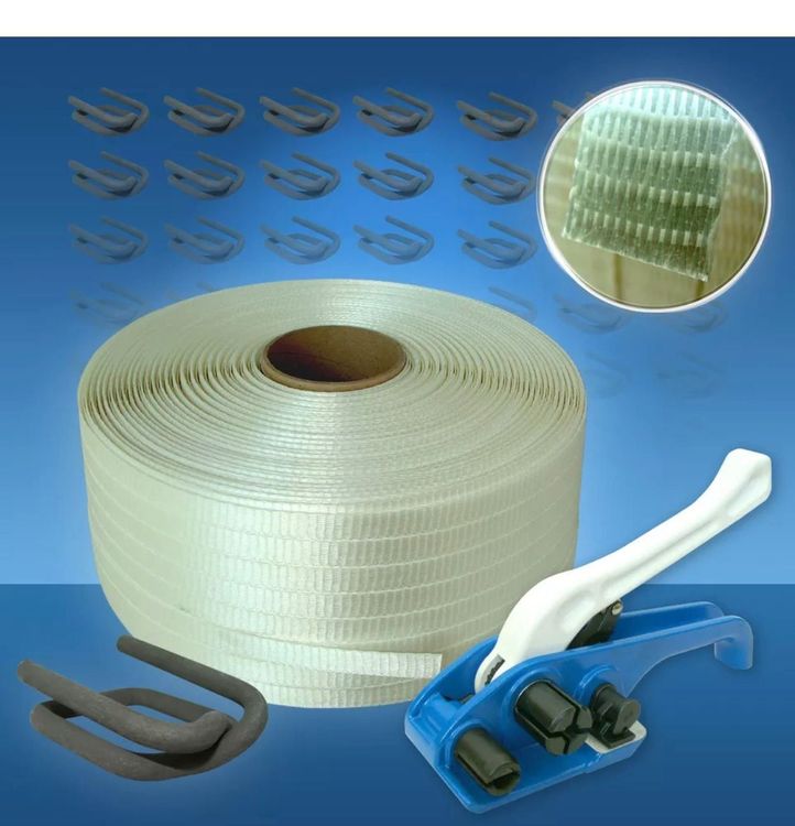 +Umreifungsset gewebt 25 mm, Umreifungsge (Neu und originalverpackt) in Amriswil für CHF 219 ...