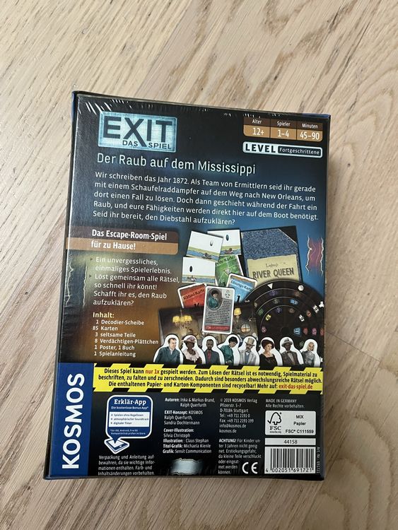 Exit das Spiel von KOSMOS (Neu und originalverpackt) in Münchenbuchsee ...