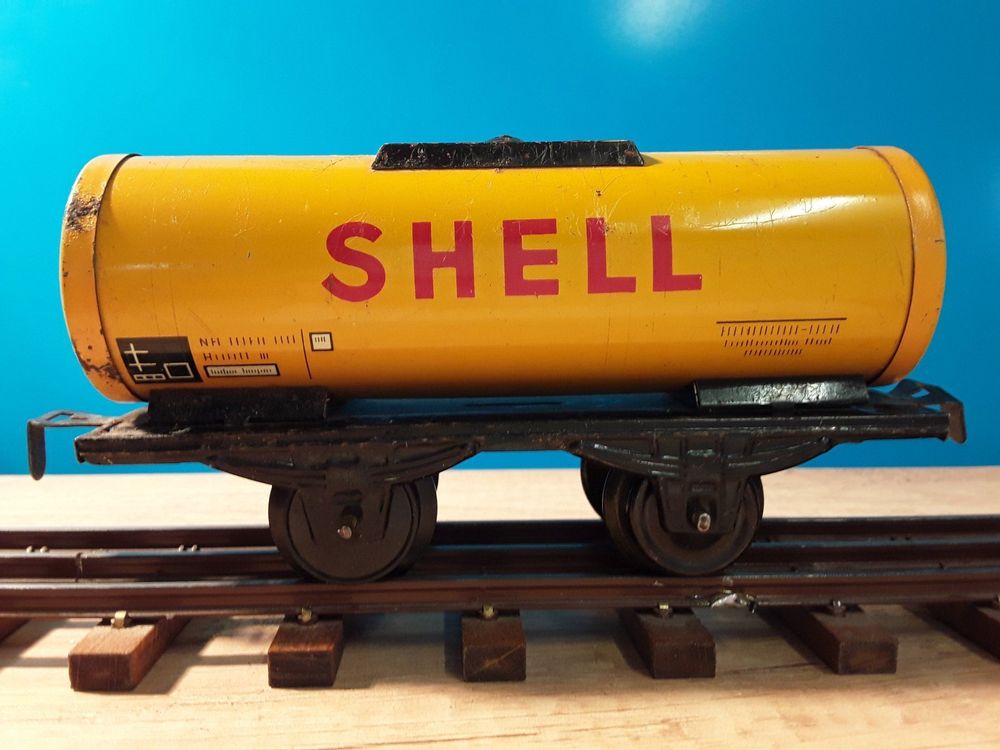 Modelleisenbahn _ SHELL _ Tankwagen _ Kesselwagen _ Spur 0 (Gebraucht ...