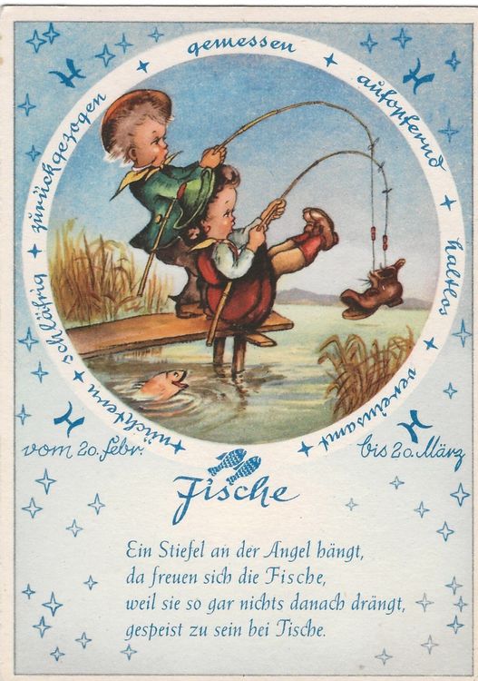 Humor, Sternzeichen, Fisch, Fischer | Kaufen auf Ricardo