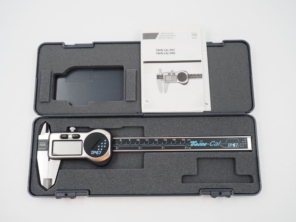 TESA Twin Cal IP67 digitaler Messschieber (25092919PL) (Neu (gemäss ...