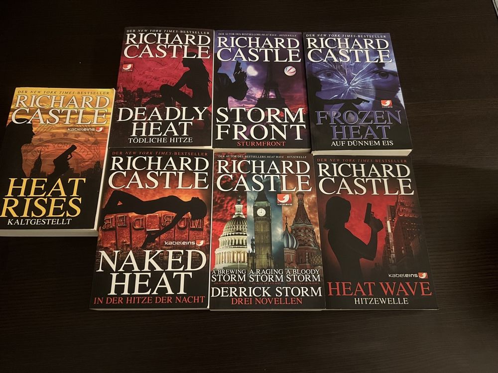 Komplette Reihe Richard Castle Romane (Neu (gemäss Beschreibung)) in ...