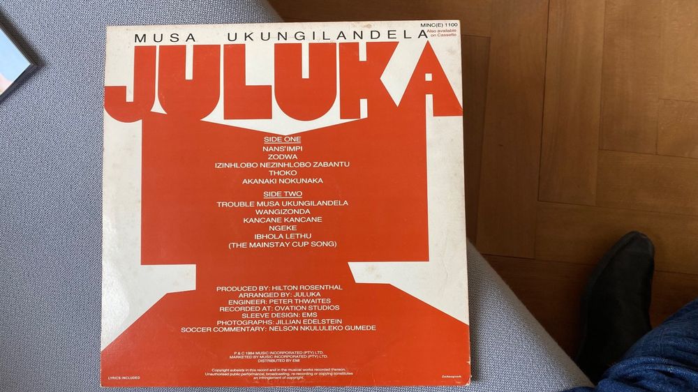 Juluka Musa Ukungilandela Johnny Clegg Afro Rock 1984 | Kaufen auf Ricardo