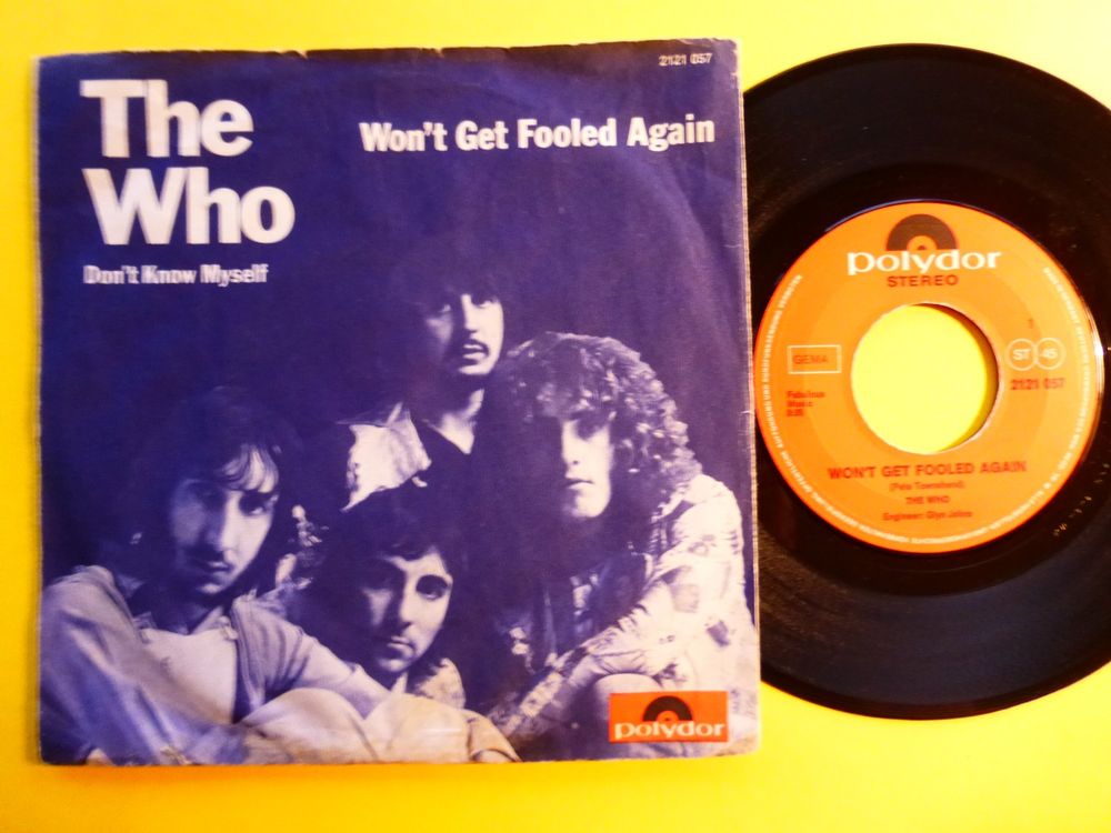 THE WHO 7" WON'T GET FOOLED AGAIN | Kaufen auf Ricardo