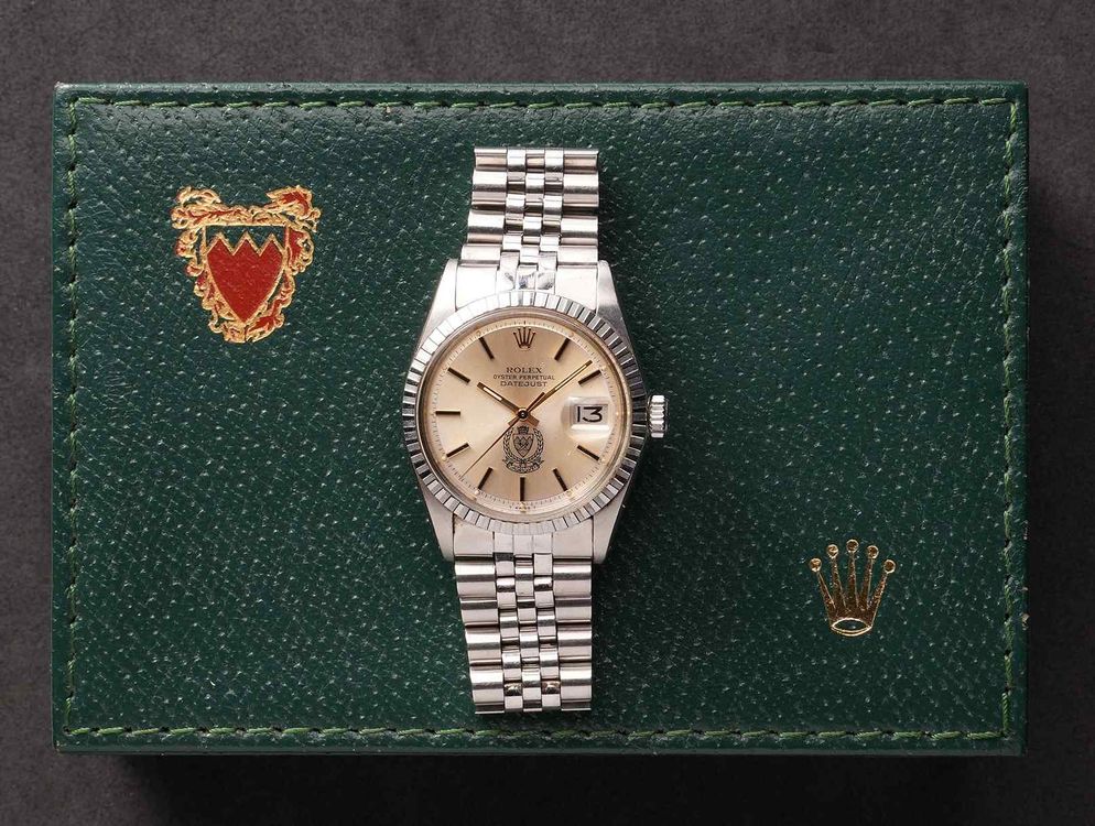 Rolex Datejust with original Bahrein dial & box,serviced (Gebraucht) in ...