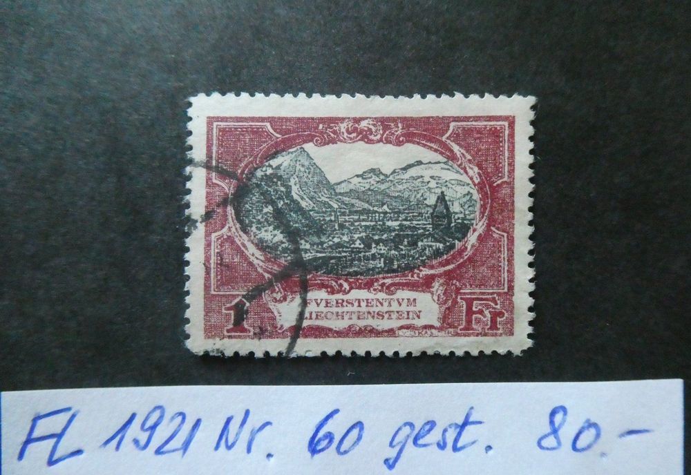 FL 1921 Nr. 60 gestempelt | Kaufen auf Ricardo