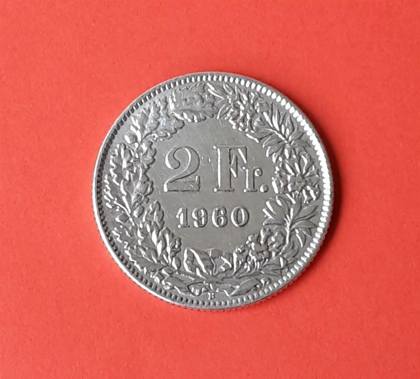 2 Fr. Silber 1960 | Kaufen auf Ricardo