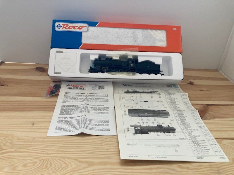 Roco H0 43335.1 Dampflokomotive C 5/6 2953 SBB (Gebraucht) in Brislach ...