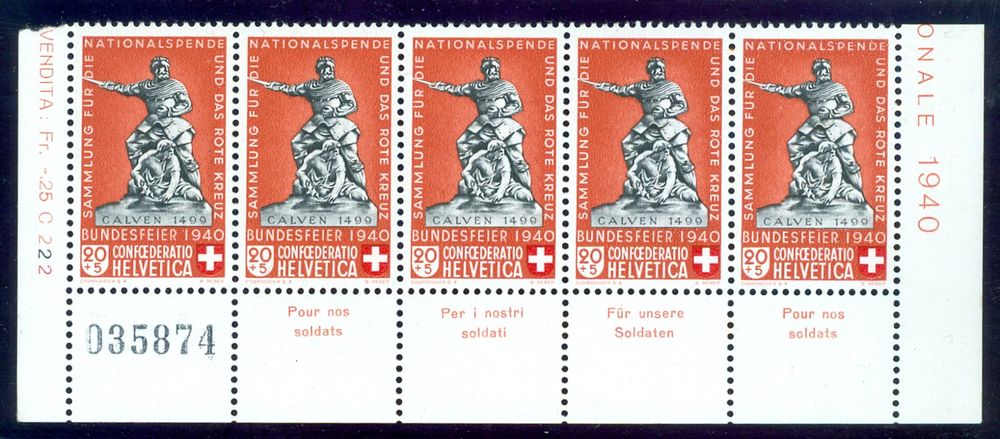1940 Schweiz Pro Patria (Gebraucht) in Zürich für CHF 20 – mit Lieferung auf Ricardo kaufen