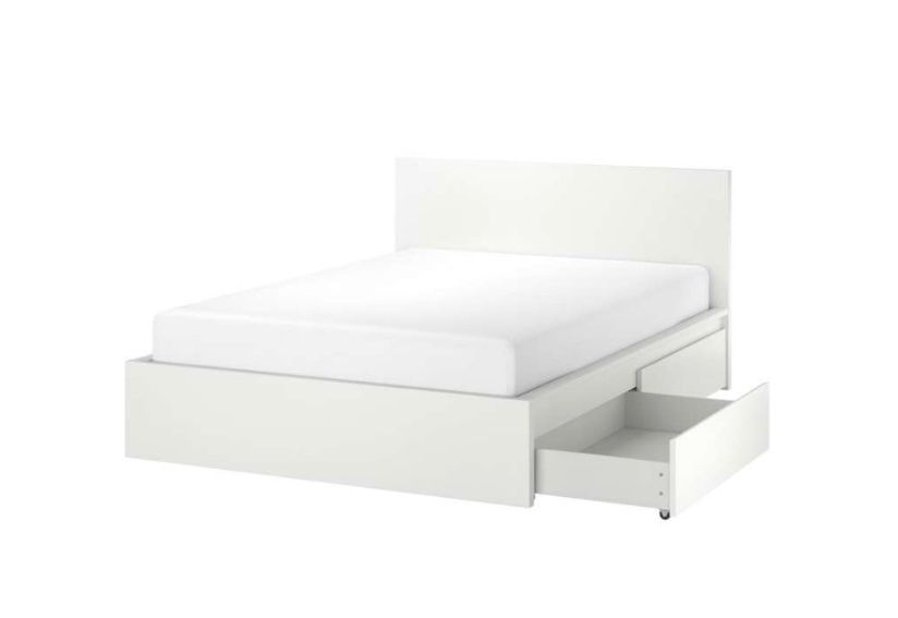 Malm Bett Mit Aufbewahrung 1