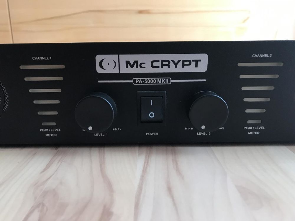 Mc CRYPT PA 5000 MK2 (Audioverstärker) Wie neu! (Gebraucht) in ...