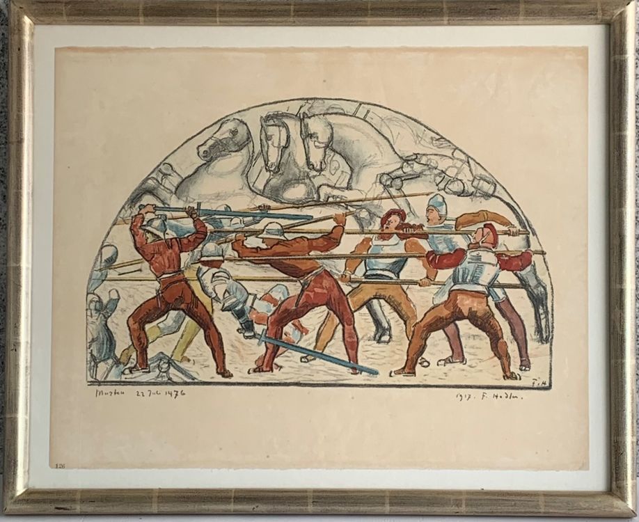 Ferdinand Hodler (1853-1918) grosses Lithographie | Kaufen auf Ricardo