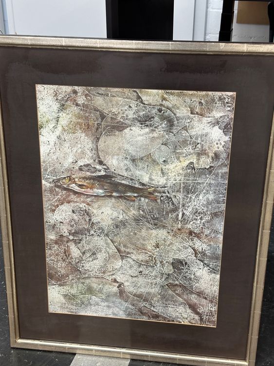 Hans Erni original Litographie Fisch (Gebraucht) in Muhen für CHF 49 – nur Abholung auf Ricardo ...