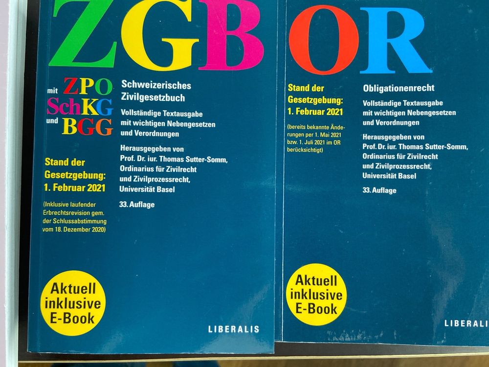 TEXTO OR und ZGB 33. Auflage Sutter-Somm | Kaufen auf Ricardo