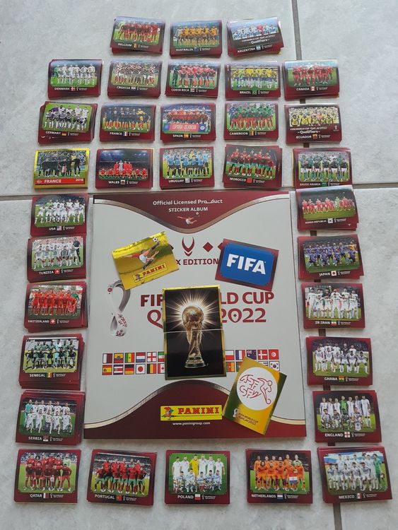 Panini WM Qatar 2022 Album komplett (Neu (gemäss Beschreibung)) in ...