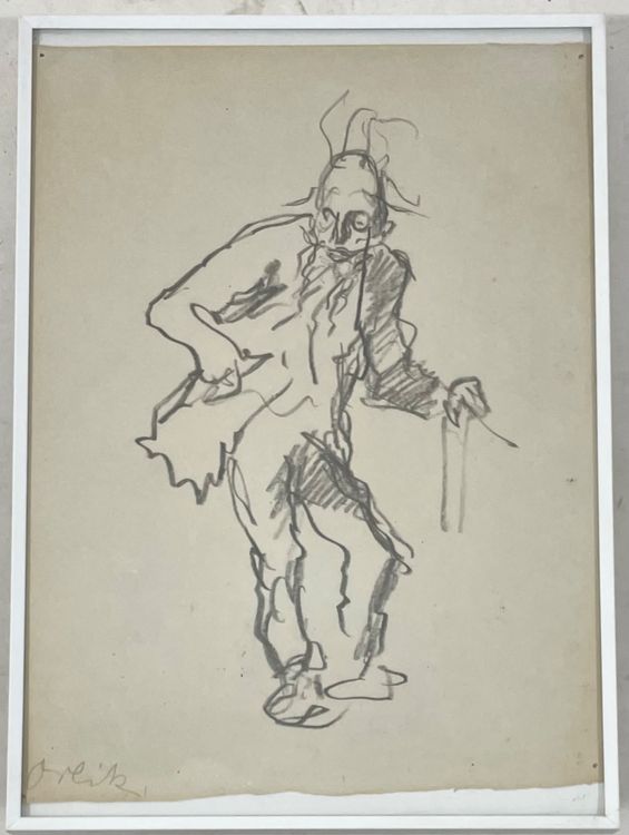 Interessante Zeichnung eines Mannes unleserlich Signiert (Gebraucht) in Root für CHF 79 – mit ...