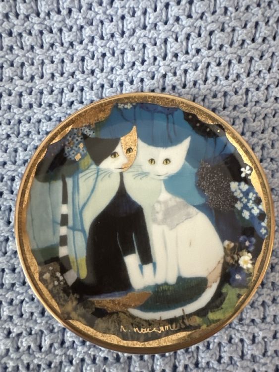 Goebel Katzen Teller "Micio e Licia" R.Wachtmeister | Kaufen auf Ricardo