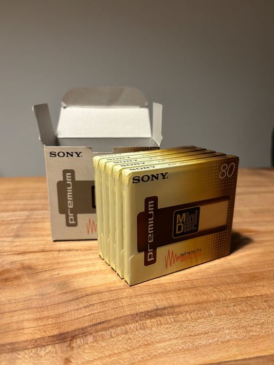 5 x Minidisc - SONY - Premium 80 - NEW OVP | Kaufen auf Ricardo