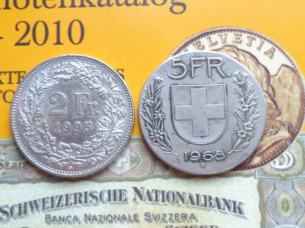 5 Fr.1968 Curiosité !!! Größe einer 2-Fr-Münze !!! | Kaufen auf Ricardo