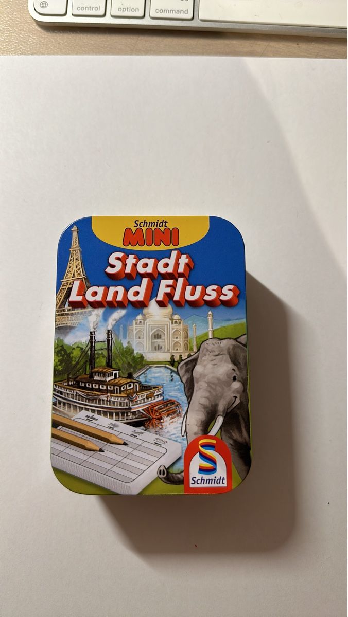 Schmidt Mini Stadt Land Fluss Spiel für unterwegs, komplett (Gebraucht ...