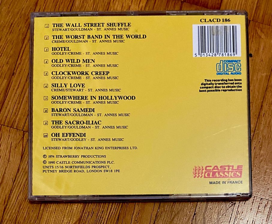 10cc CD 10 cc – Sheet Music (1974) vergriffen (Gebraucht) in Luzern für ...