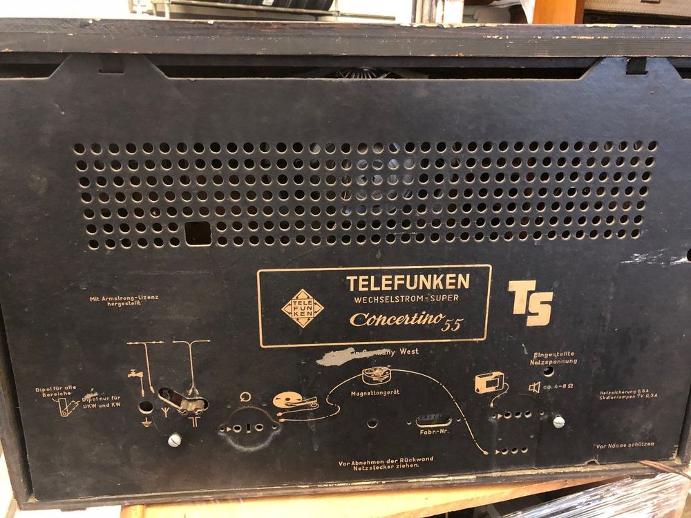 (KOPIE) Antik Radio Telefunken Concertino 55 (Gebraucht) in Zürich für ...
