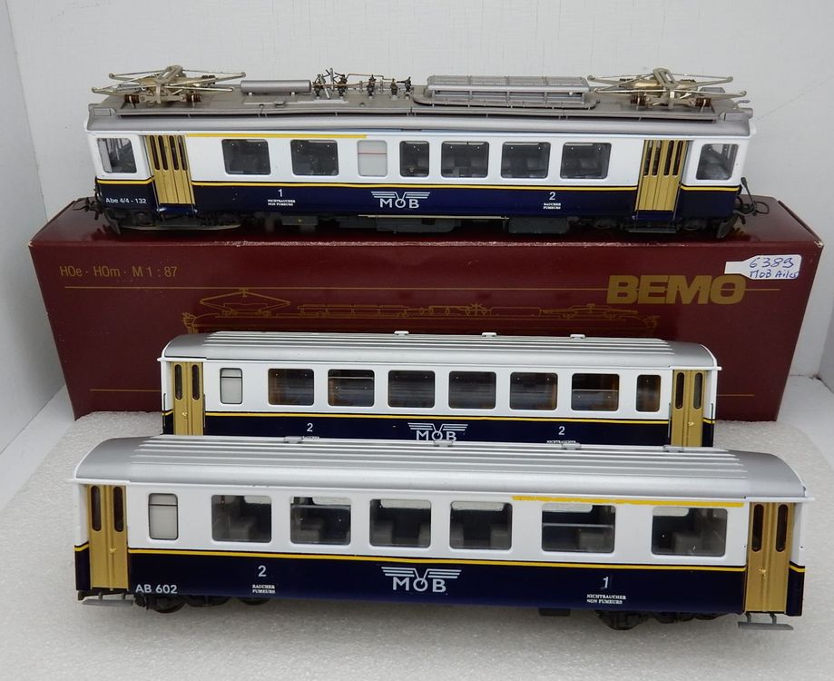 HOe - Bemo MOB "Goldenpass Express" - ABe 4/4 + 2 wagons | Kaufen auf ...