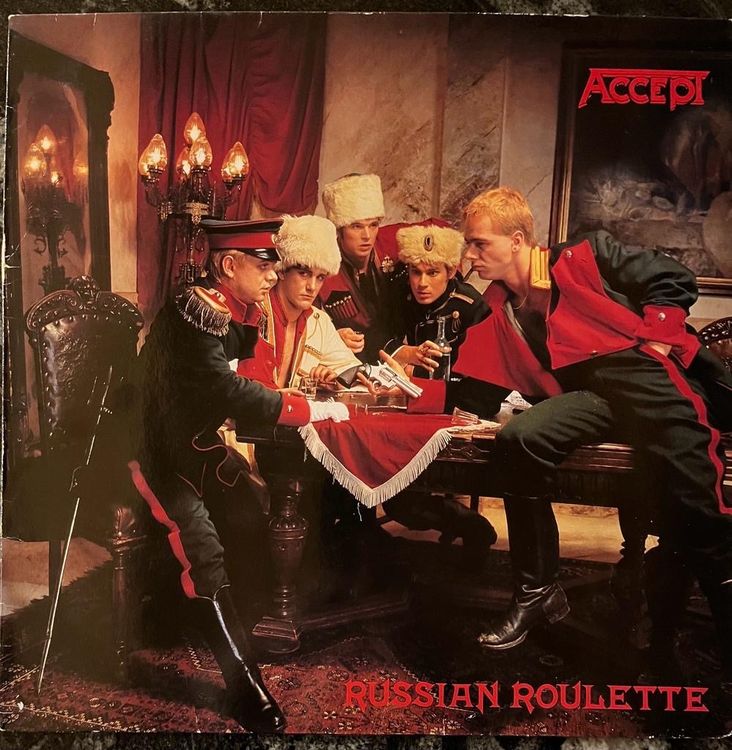 ACCEPT - russian roulette - LP - 1986 (Gebraucht) in dachsen für CHF 11 ...