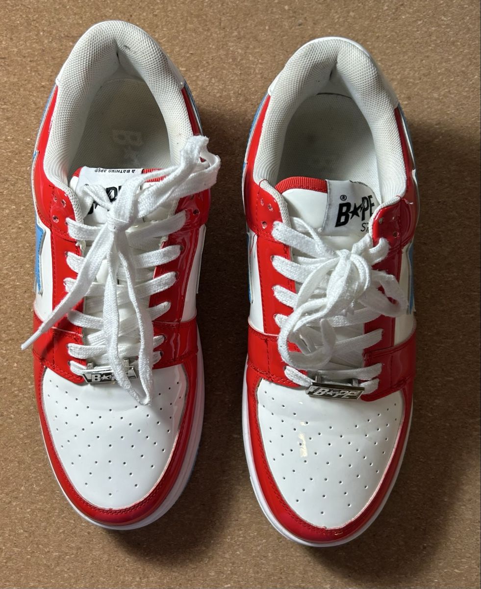 Bape Sta Hello Kitty Red Patent, Gr. 40 - 41, Top Zustand! (Neu (gemäss ...