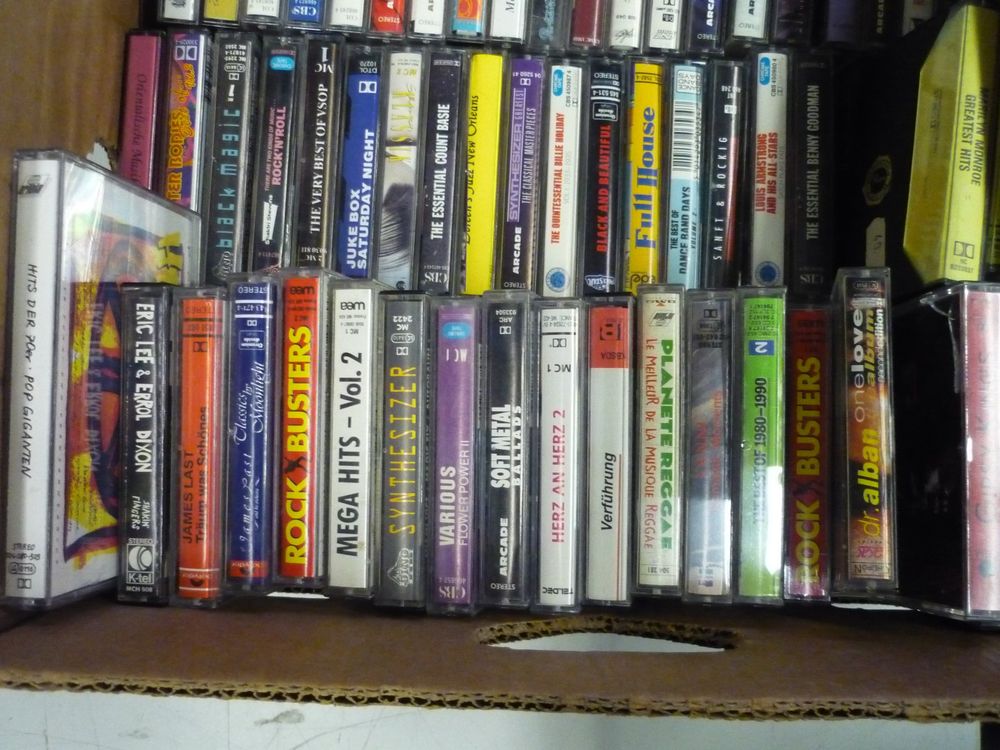 102x MC Kassetten Rock Pop Sampler 70er 80er 90er Cassette (Gebraucht ...