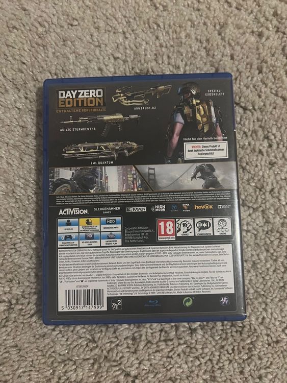 Call of Duty - Advanced Warfare (PS4) - Day Zero Edition! (Gebraucht ...