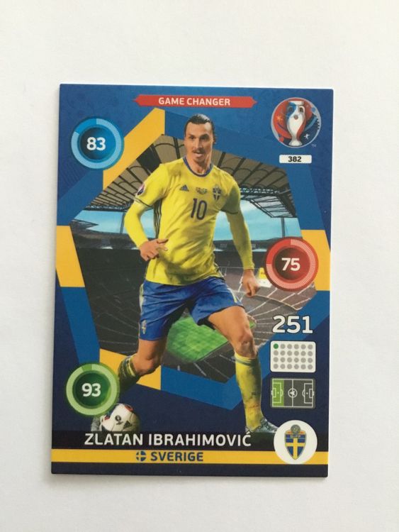 Panini Euro 2016 Adrenalyn Cards Ibrahimovic Neu (Neu (gemäss ...
