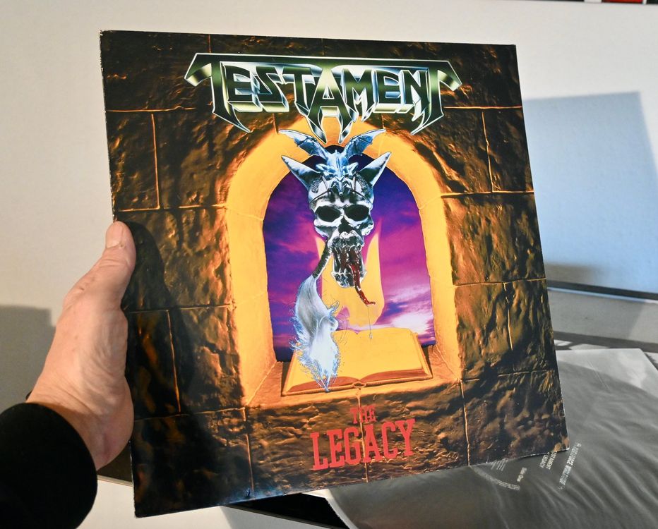Testament – The Legacy EURO LP 1987 m/OIS VG+/VG+ trash | Kaufen auf ...