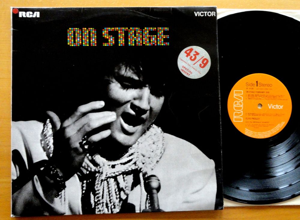 LP ELVIS PRESLEY on stage 1970 RCA SF 8128 UK (Gebraucht) in Kesswil ...