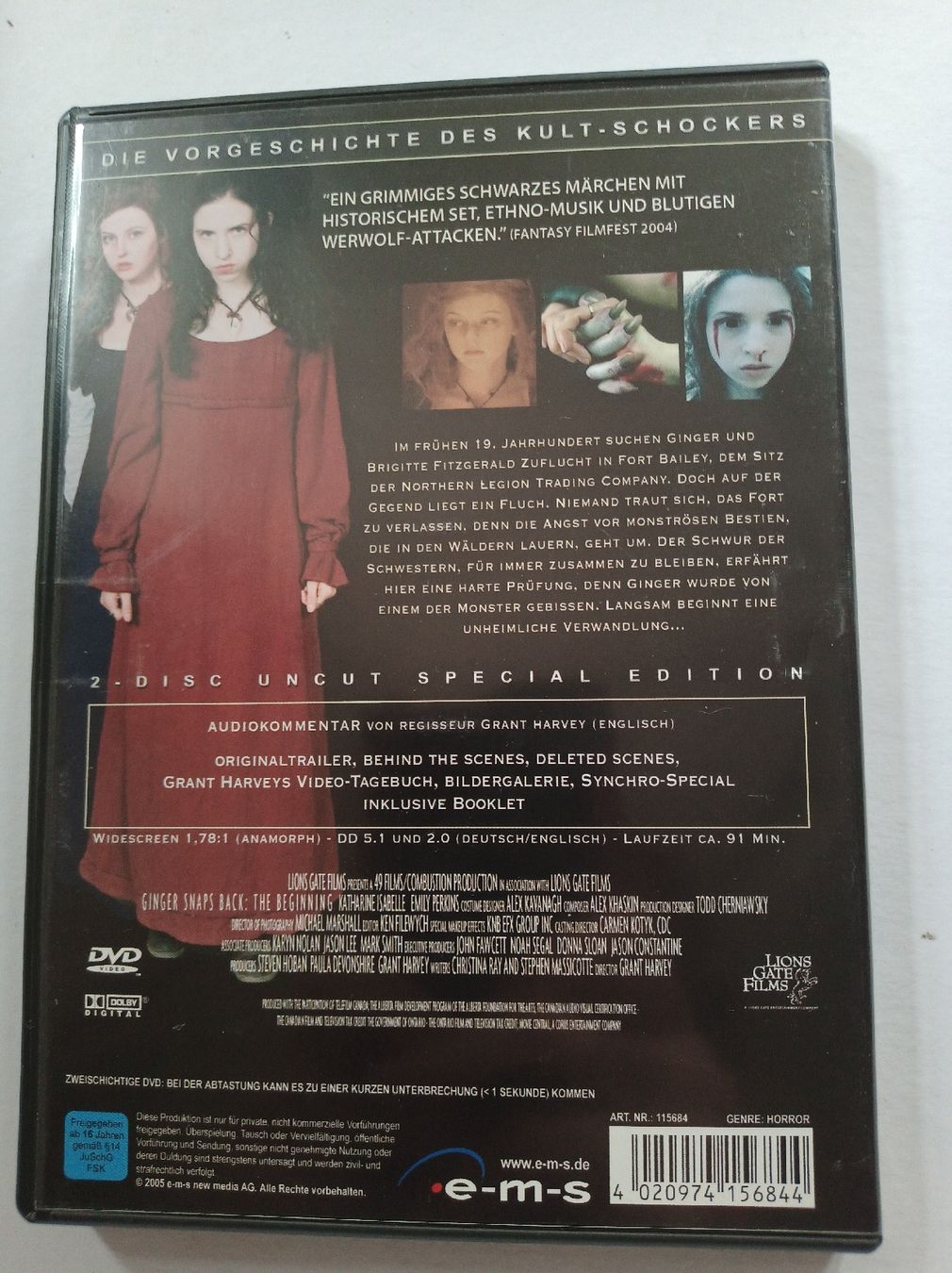 Ginger Snaps III - Der Anfang (2-Disc Special Edition) (Gebraucht) in ...
