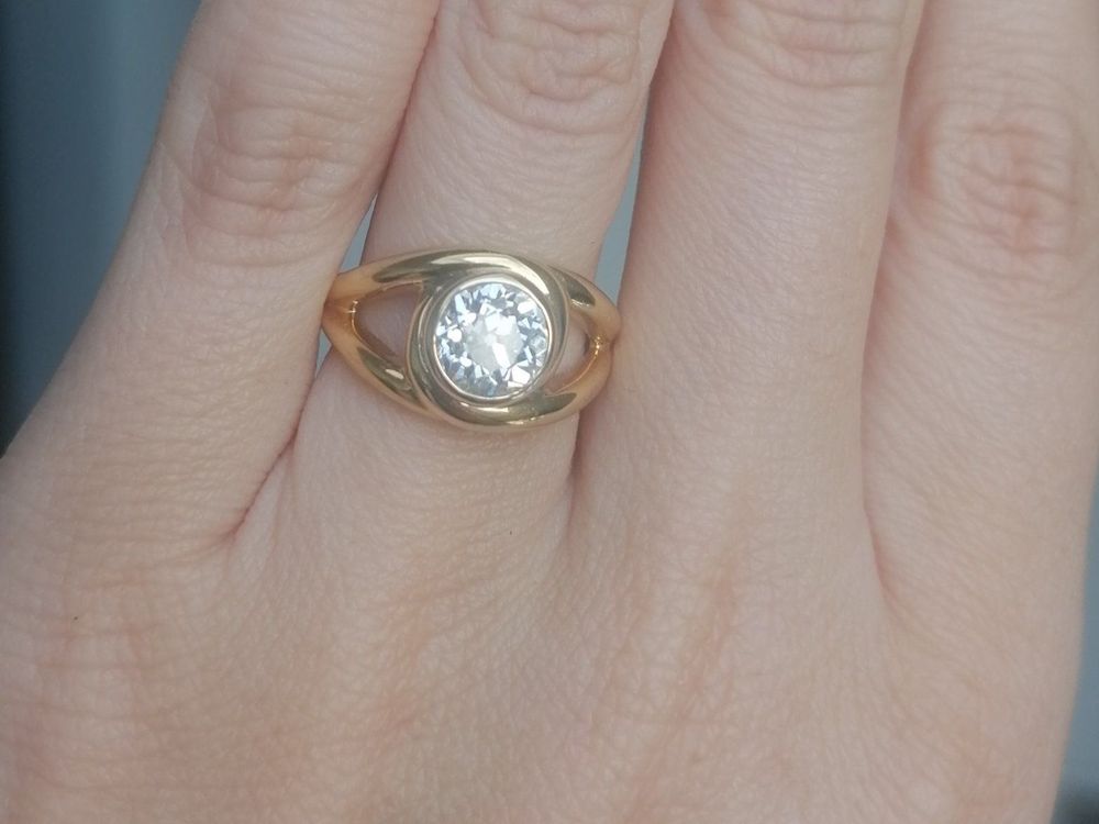 Cartier Ring besetzt mit ca 1.6ct Solitär Diamant VS | Kaufen auf Ricardo