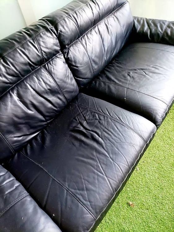 canapé en cuir (D'occasion) à Puplinge pour CHF 215 – retrait ...