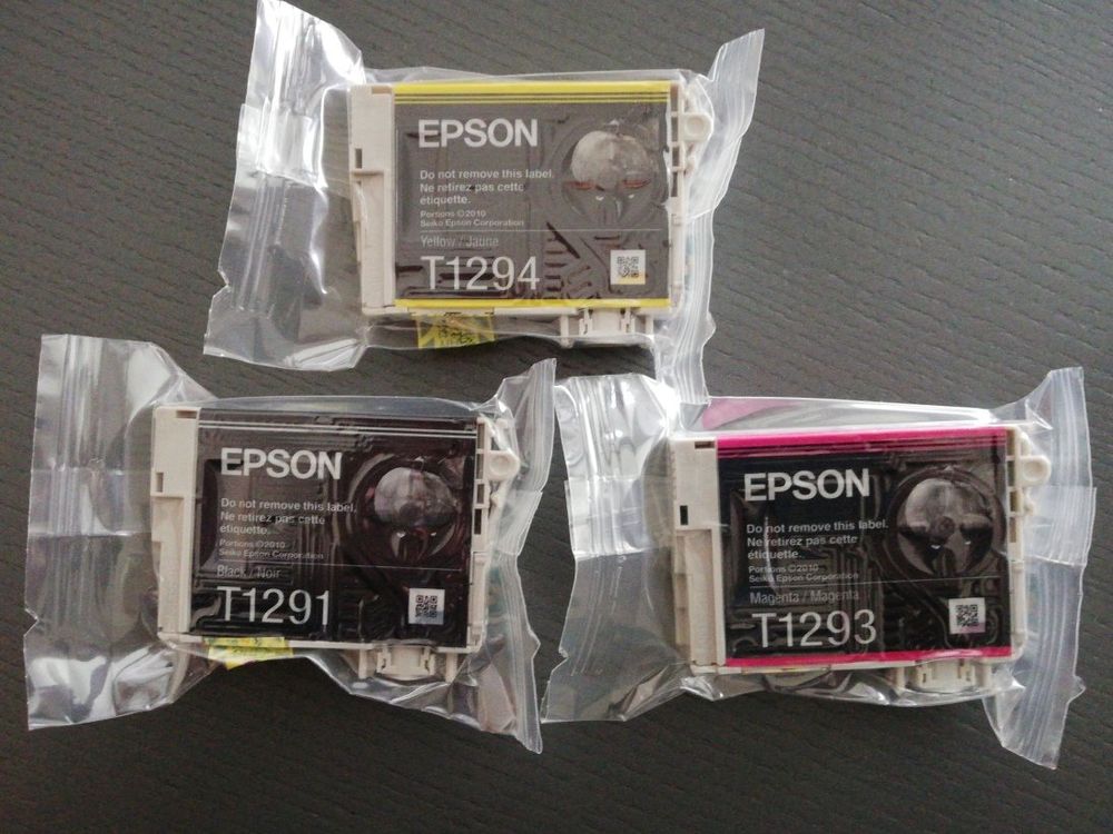 Epson Druckerpatronen T1291, T1293, T1294, Orginale | Kaufen auf Ricardo