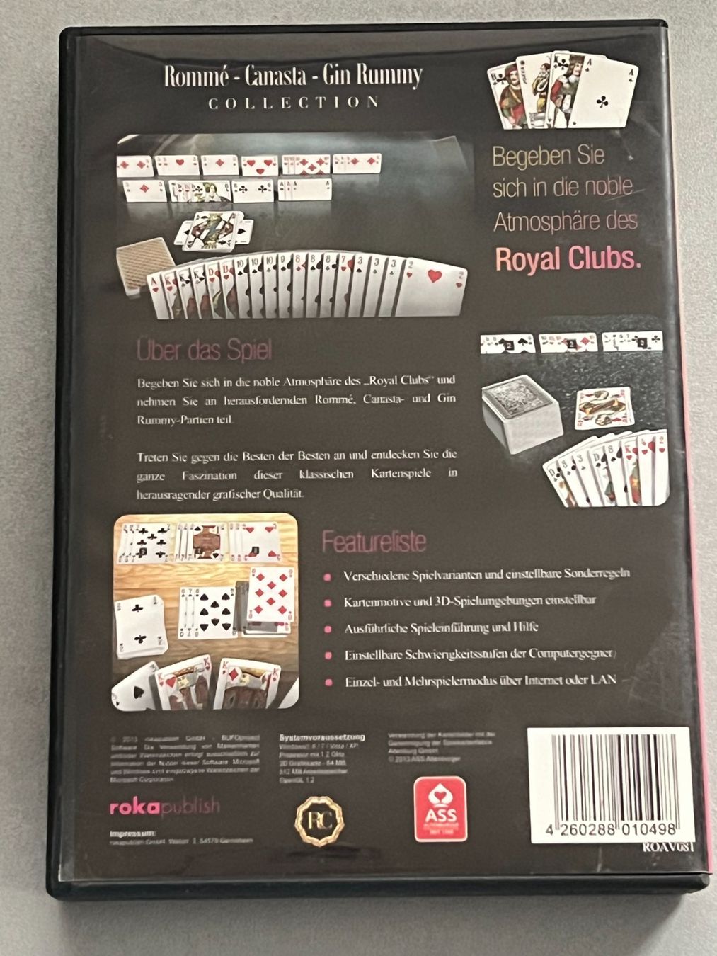 Rommé, Canasta, Gin Rummy - The Royal Club - PC Games (Gebraucht) in ...