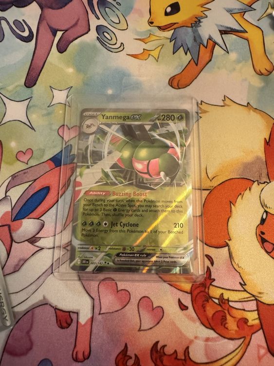 🇬🇧 Yanmega EX DRI 003/182 Team rocket MIT (Neu und originalverpackt) in ...