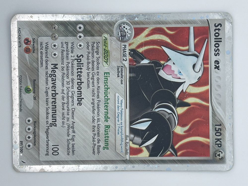 Stolloss ex 89/100 Ultra Rare Pokémon EX Crystal Guardians (Neu (gemäss ...
