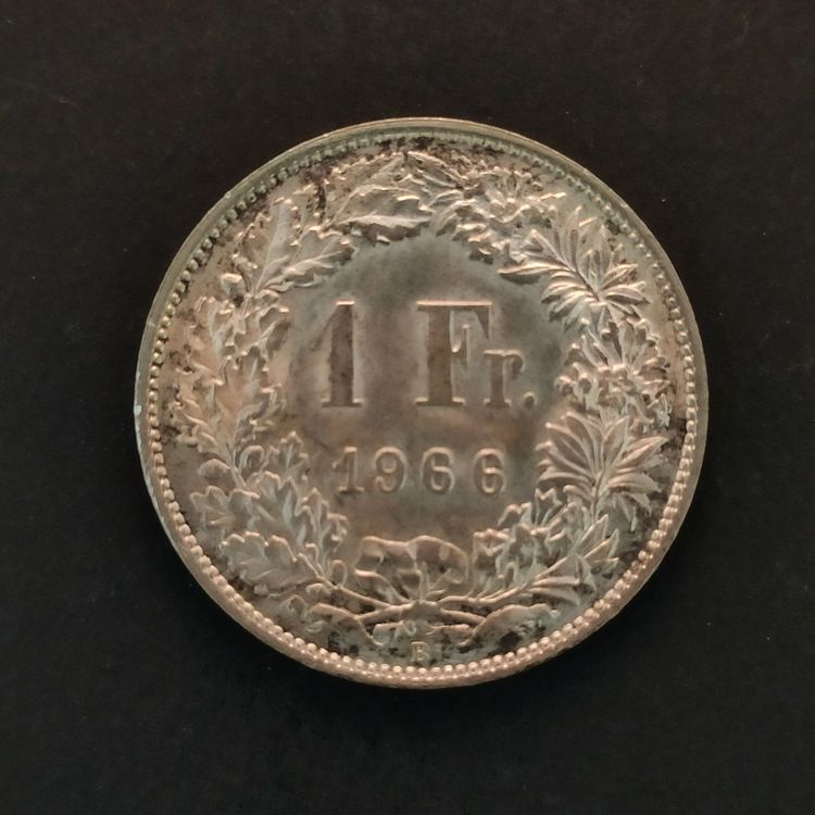 1 Franken Silbermünze 1966 (Gebraucht) in Eggenwil für CHF 3 – mit Lieferung auf Ricardo kaufen